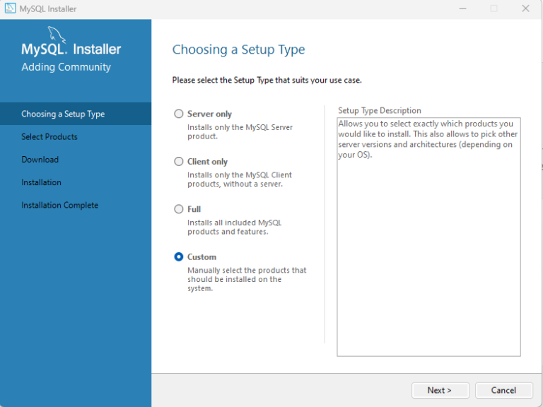 WSL上でのMySQLのインストールとWindowsからの接続 (Ubuntu 22.04.3) - Curios