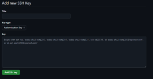 gitリポジトリにSSH接続するための設定（Linux・WSL対応） - Curios