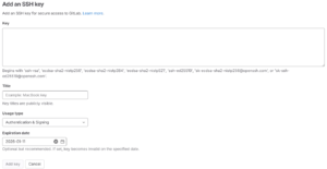 gitリポジトリにSSH接続するための設定（Linux・WSL対応） - Curios