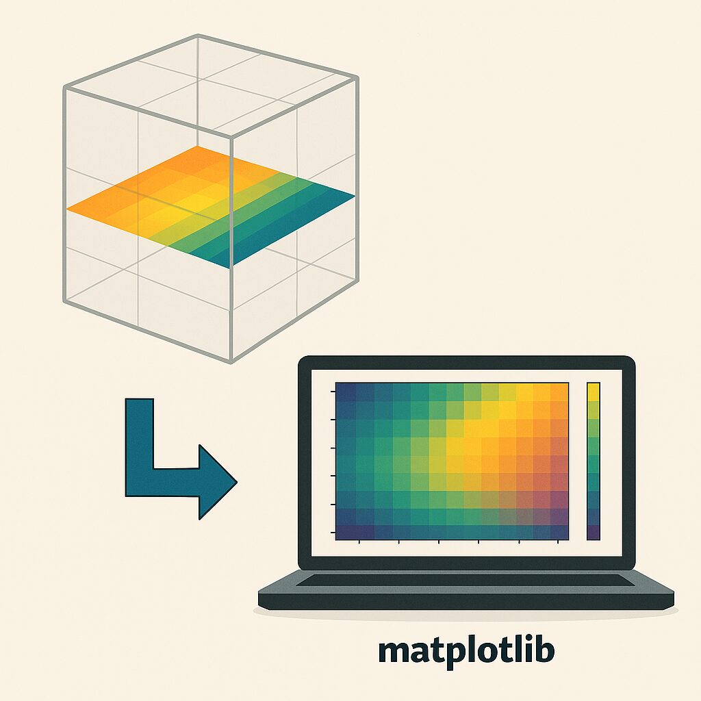 VTKの3次元データを断面抽出してmatplotlibで画像化する手順【Python、スカラー値】 - Curios